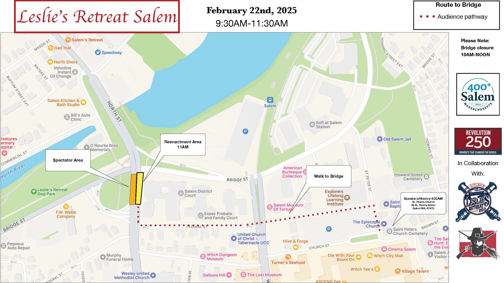 Salem Commemorates the 250th Anniversary of the Historic "LESLIE'S ...
